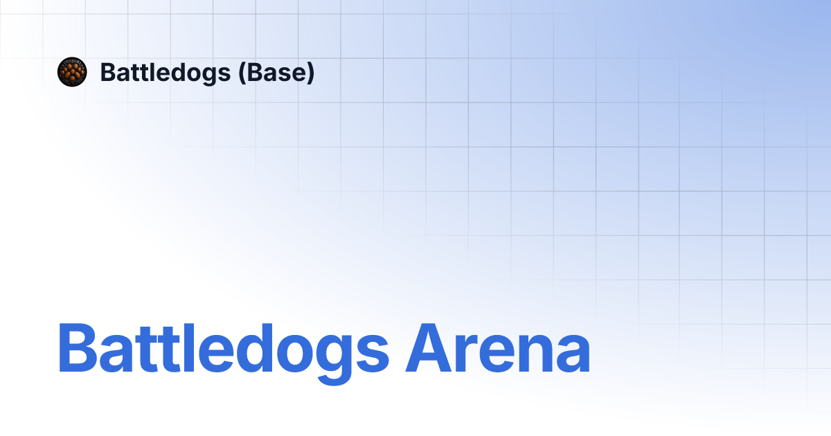 Battledogs Arena | Battledogs (Base)